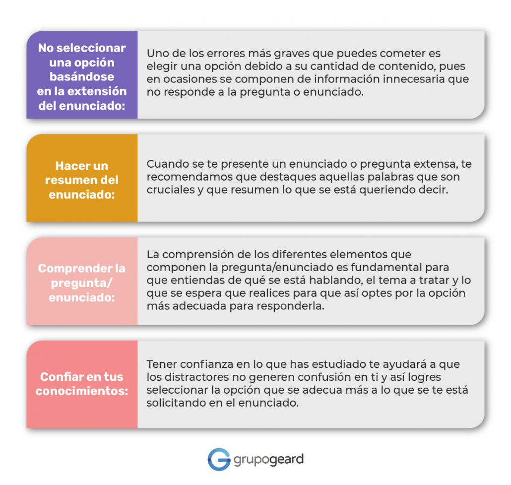 Te enseñamos a reconocer los distractores en los reactivos de las pruebas